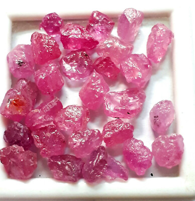 29 Cts Natural Spinal Pink Ruby Rough Loose Gemstone Lot | eBay