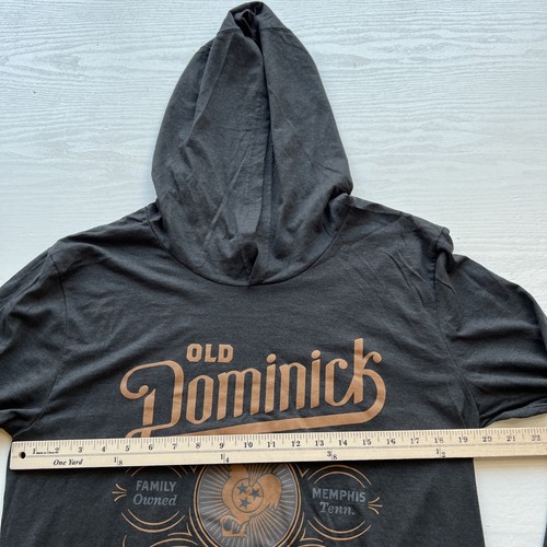 Old Dominick Distillery Long Sleeve Hoodie T Shirt Mens Medium Tennessee Whiskey | eBay