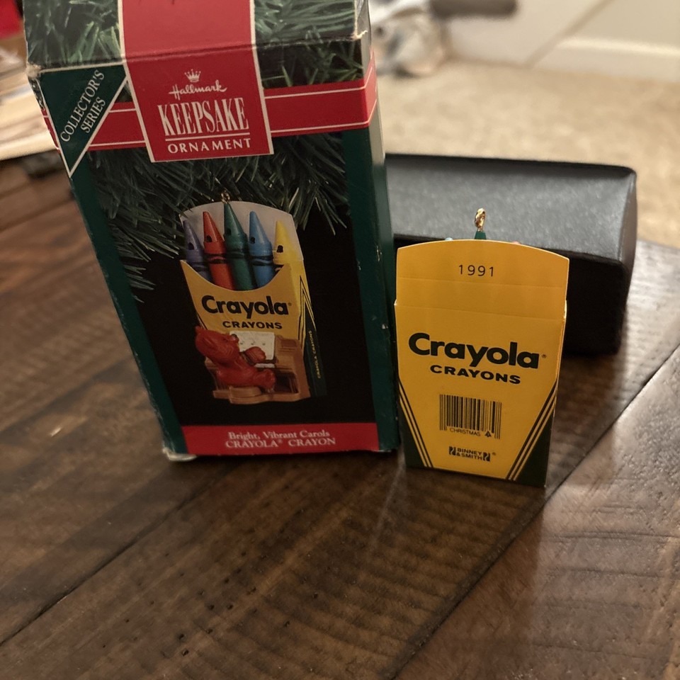 1991 Hallmark Keepsake Collector's Series Crayola Crayons Ornament | eBay
