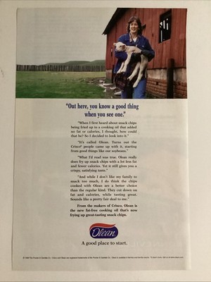 1998 Olean Cooking Oil Ad -(MP-132) | eBay
