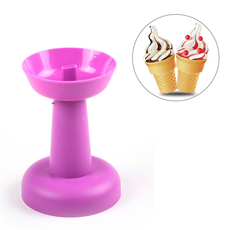 Portable Ice Cream Bracket Holder Double Ends For Kids Drip Guard Cone ...
