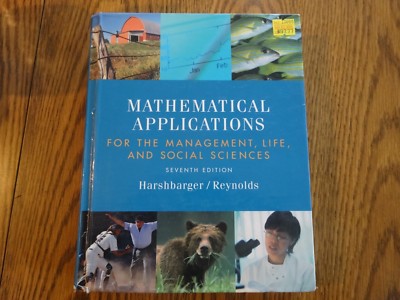 MATHEMATICAL APPLICATIONS FOR MANAGEMENT, LIFE, AND SOCIAL SCIENCES | eBay