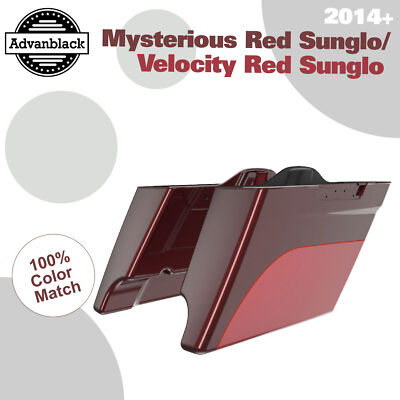 Mysterious Red Sunglo/Velocity Red Sunglo 2-Tone Stretched Saddlebag ...