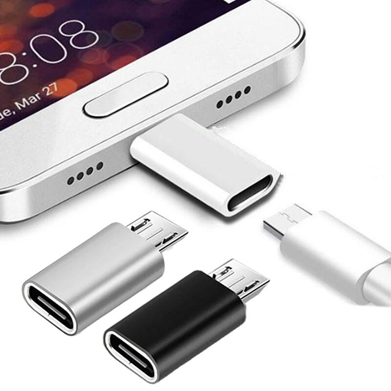 Type C Female To Micro USB Male Adapter Android Phone USB Cable ...