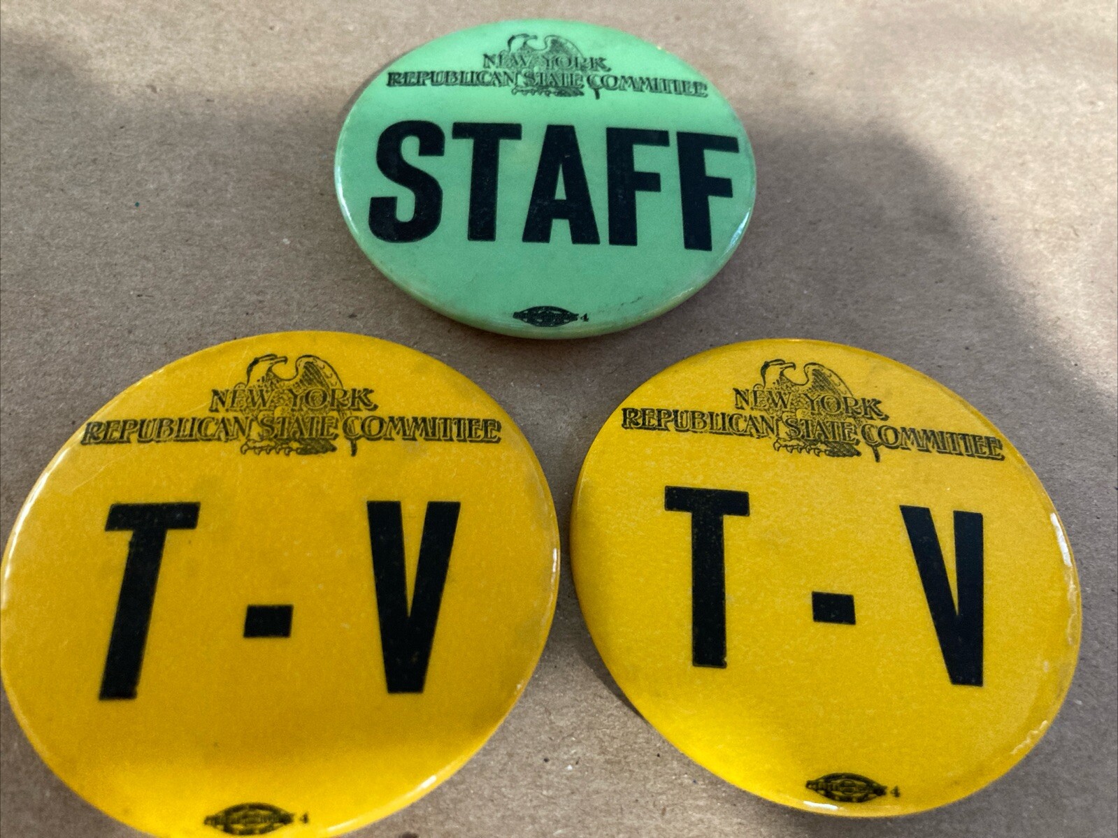 New York Republican State Committee Buttons Set Of 3 | eBay