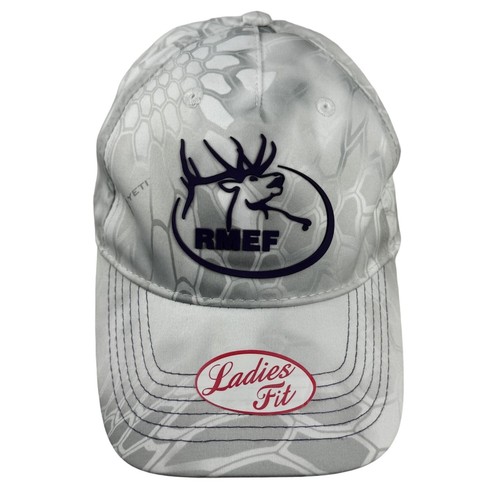 RMEF Kryptek Yeti Ladies Fit Camouflage Cap Gray Rocky Mountain Elk ...