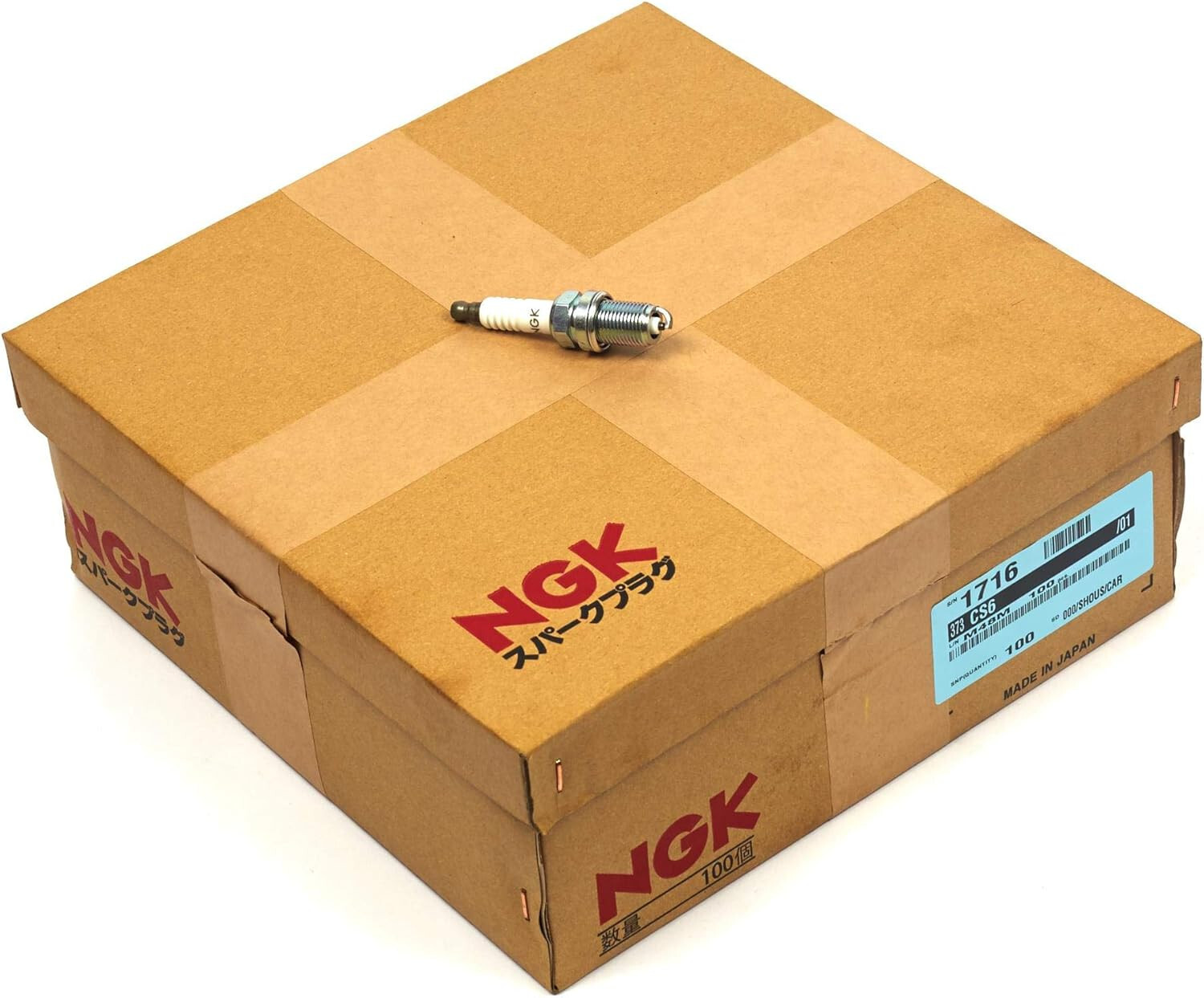 PACK OF 100 NEW GENUINE OEM NGK 1716 SPARK PLUG CS6 | eBay