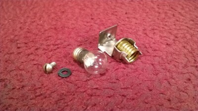 #3 LIONEL PREWAR 752E UP STREAMLINER - INTERIOR LIGHT BRACKET, BULB & SCREW | eBay