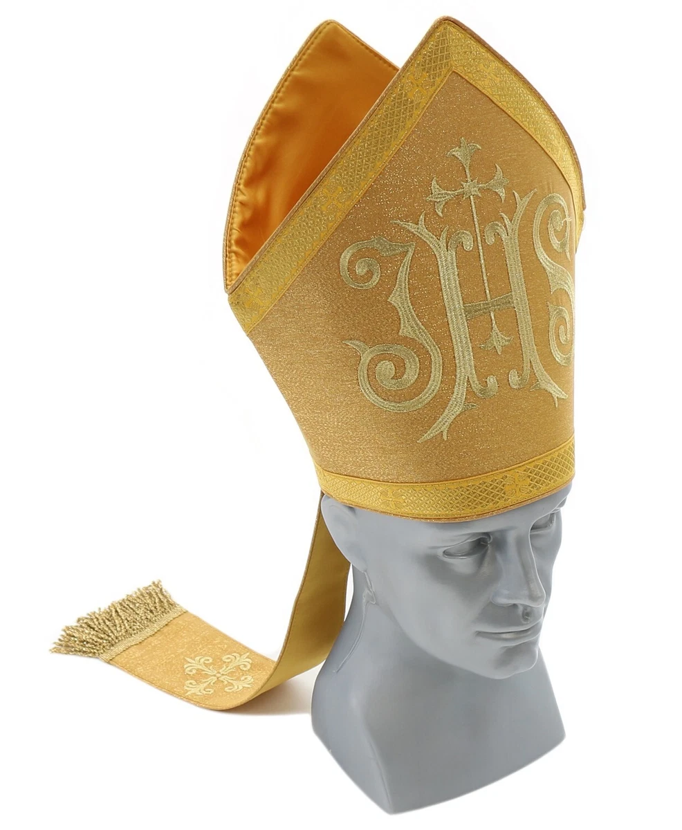 Gold Bishop Mitre Hat