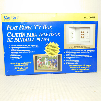 New Carlon Flat Panel TV Electrical Box SC300PR Free Shipping! | eBay