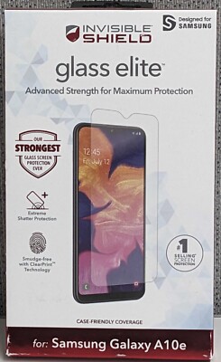 ZAGG for Galaxy A10e InvisibleShield Glass Elite Screen Protector ...