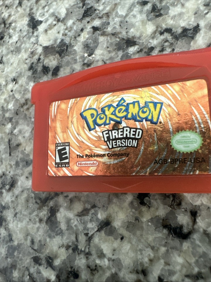 Pokemon Fire Red Version Nintendo Game Boy Advance 2004 FIRERED ...