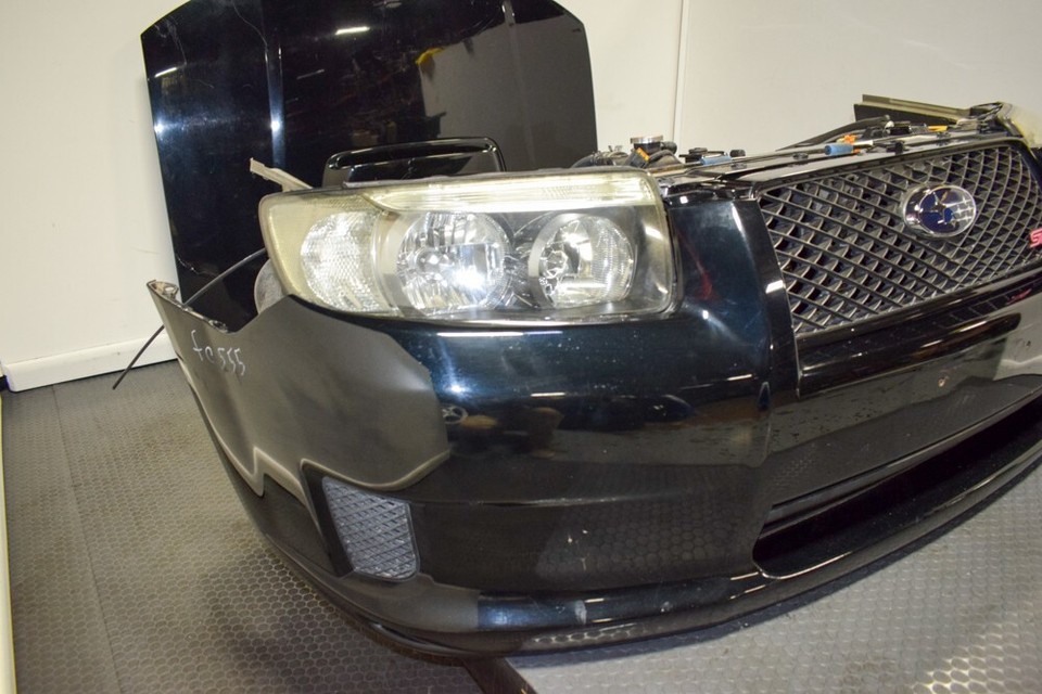 JDM Subaru Forester XT STi SG9 Front End Headlights Hood Core Support ...