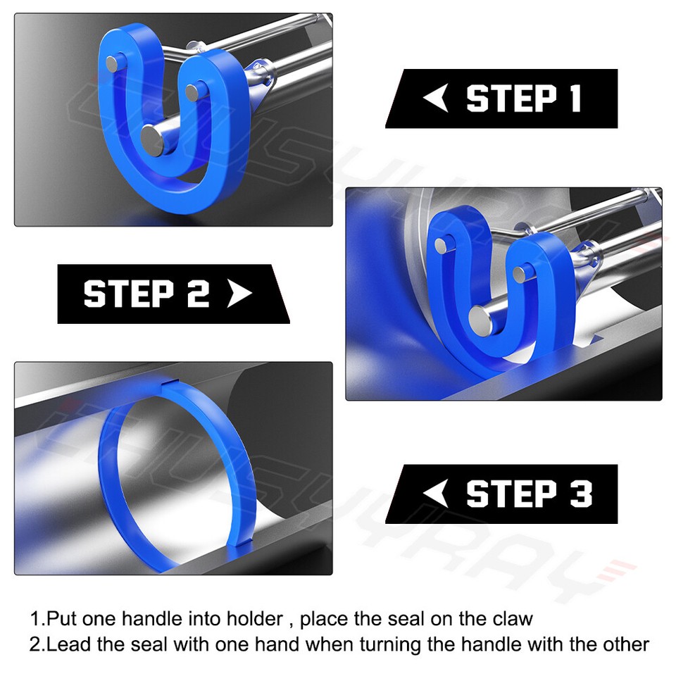Hydraulic Log splitter cylinder rebuild seal kit for 4.0"Bore x 1.75 ...