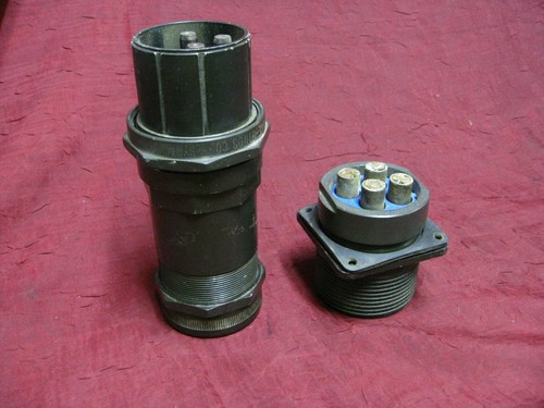 Ark-Trol Crouse Hinds 4 Pin RPE-033-024-P13 Power plug Connector SET ...