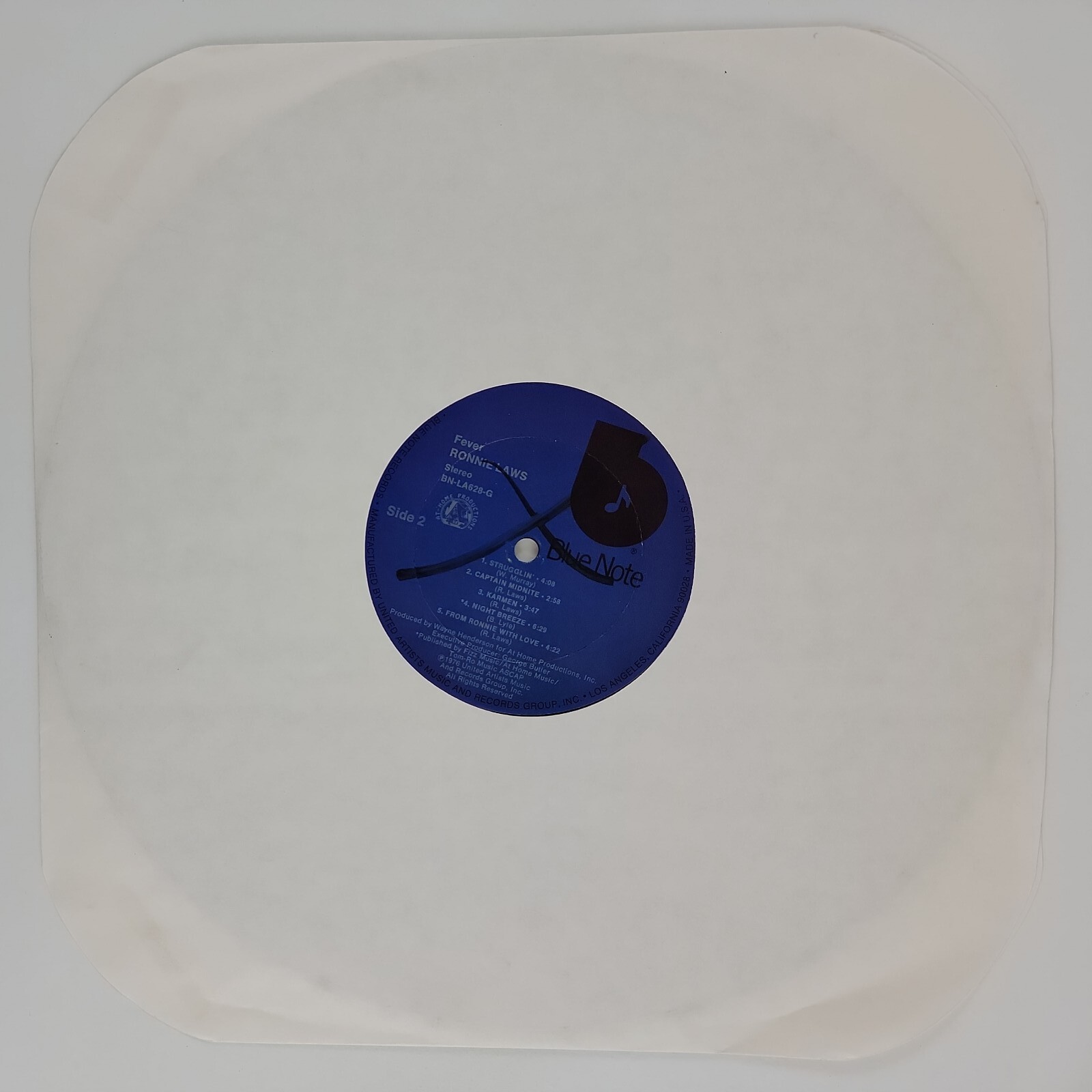 Ronnie Laws Fever Vinyl LP Original 1976 Press BN-LA628-G VG+ ...