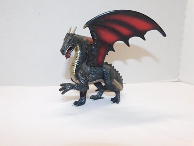 MOJO Steel Dragon 2014 Fantasy Mythical Figure Realistic Toy | eBay