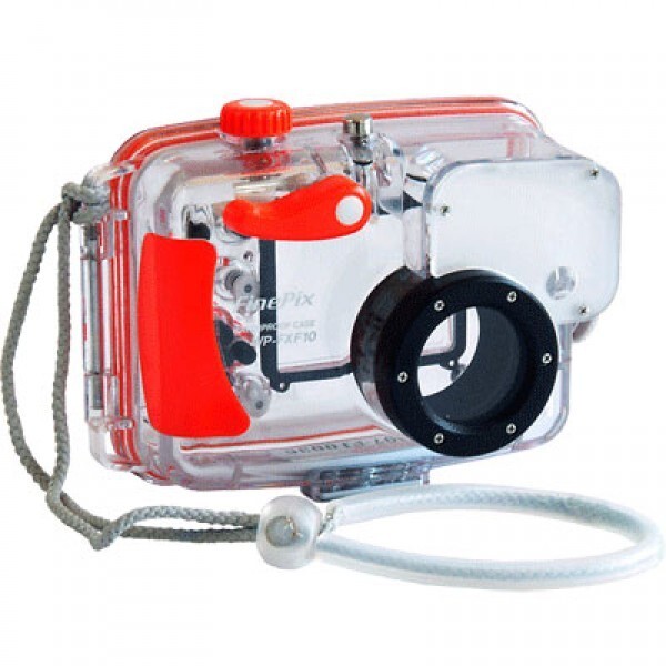 RARE! Fuji FinePix F10 F11 Digital Camera UNDERWATER WATERPROOF CASE WP ...