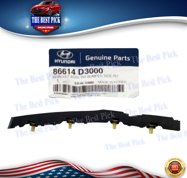 Hyundai OEM 16-18 Tucson Rear Bumper-lower Bracket Right 86614D3000 for ...