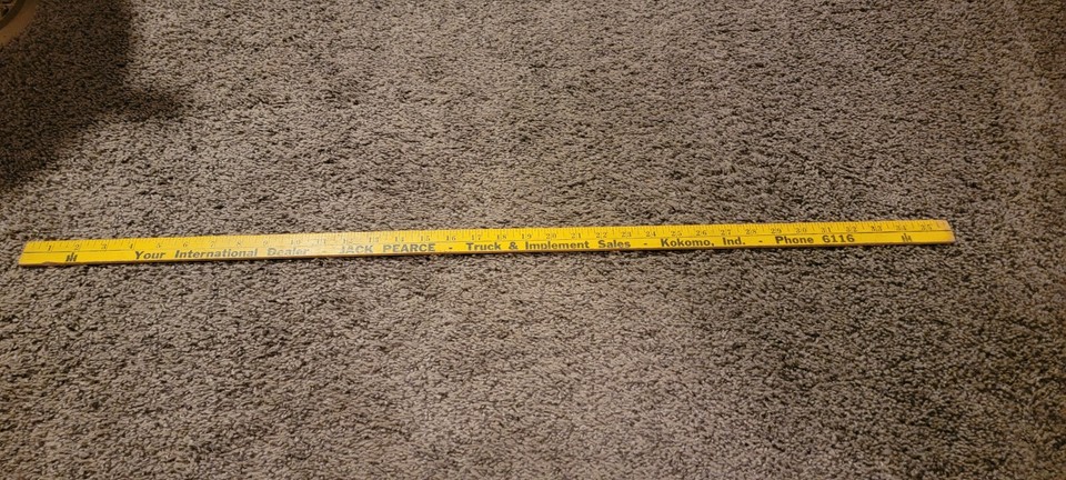 International Harvester New Holland Yardstick Kokomo Indiana Jack ...