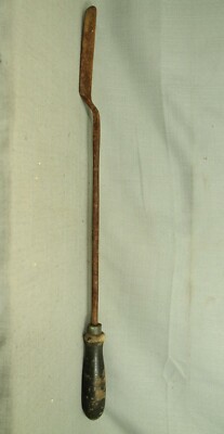 vintage old antique Farrier Horse farm tool black wood handle file rasp ...