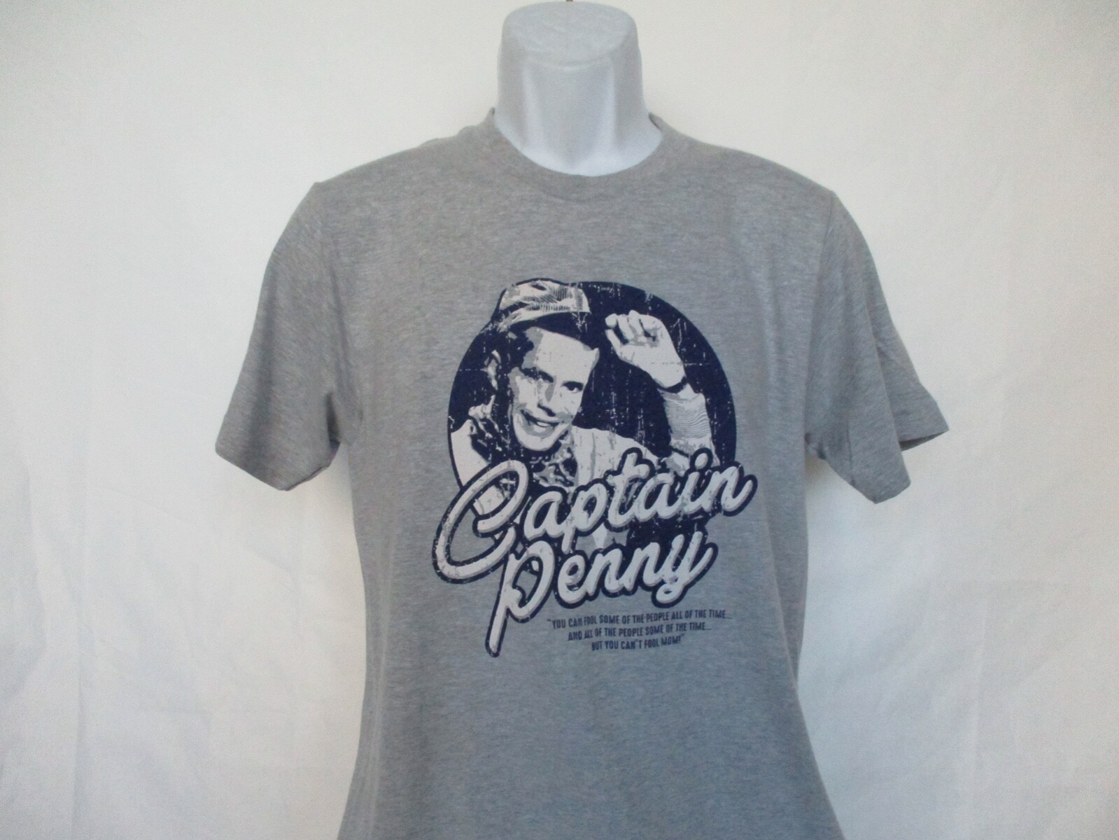 Captain Penny "You Can't Fool Mom" Kids TV Show Gray T Shirt Men’s S ...