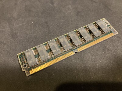 1x Gold 4MB 1Mx36 70ns 1x36 FPM Fast Page Mode SIMM Memory RAM Parity ...