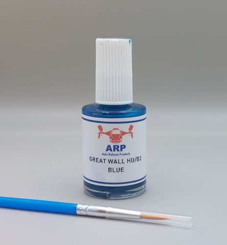 For GREAT WALL (GWM) Code HD/B2 BLUE Touch up paint + Free Fine Tipped ...