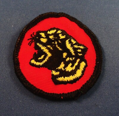 Vintage Red TWILL Patrol Patch - TIGER - 1970s Era - Multi Color - NO ...