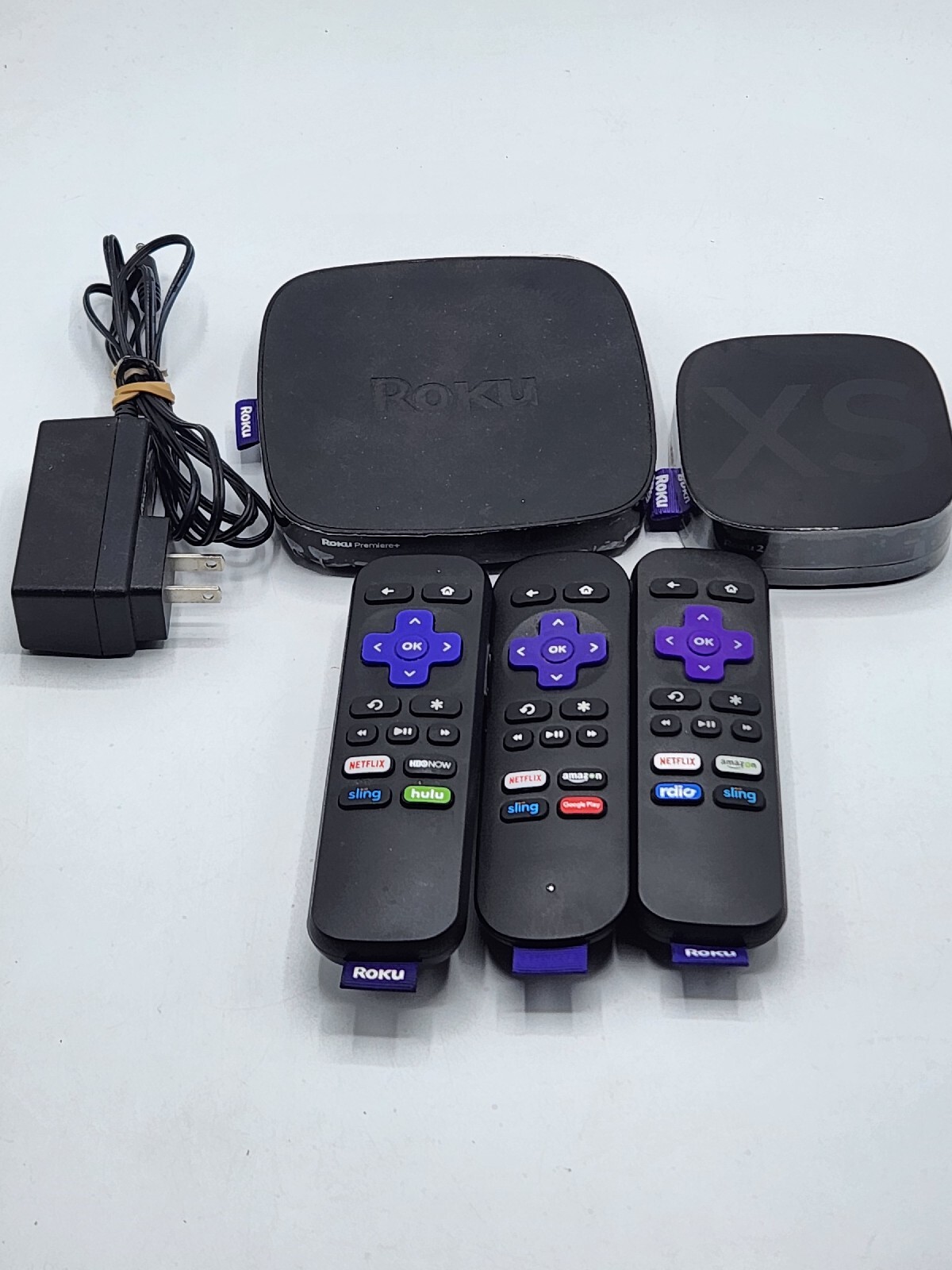 Lot OF Roku Premier+ Plus 4630X Media Streamer-Roku 2 XS- And 3 Remotes ...