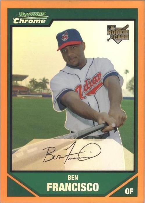 2007 Bowman Draft Picks & Prospects - Chrome Ben Francisco #BDP27 ...