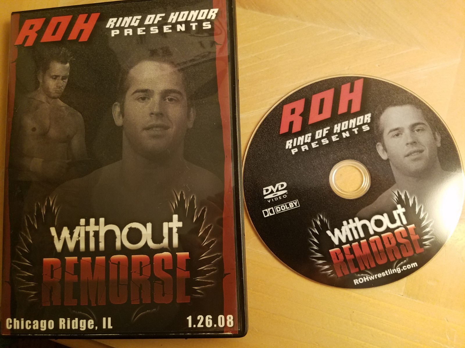 ROH Without Remorse DVD Ring of Honor Roderick Strong Daniel Bryan Sami ...