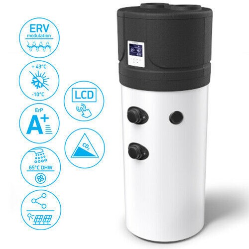 Air Source Heat Pump Hot Water Cylinder ASHP Combined TESY AquaThermica ...
