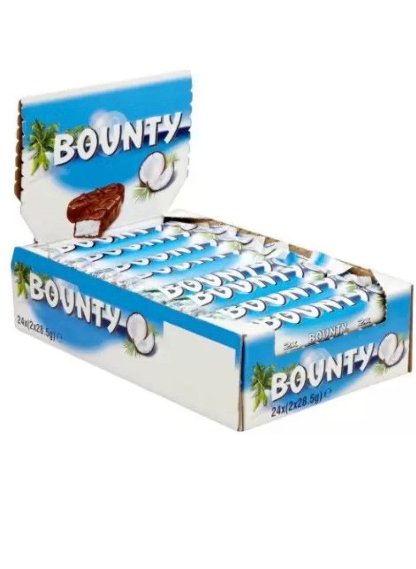 bounty milk chocolate 57g - 12 x 24 | eBay UK