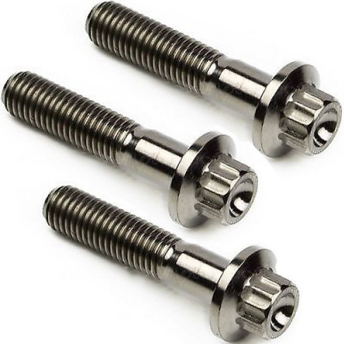 10 PCS M7x31 mm SPLIT RIM BOLTS (12 STAR) for BBS, OZ, Shmidt, RH ...