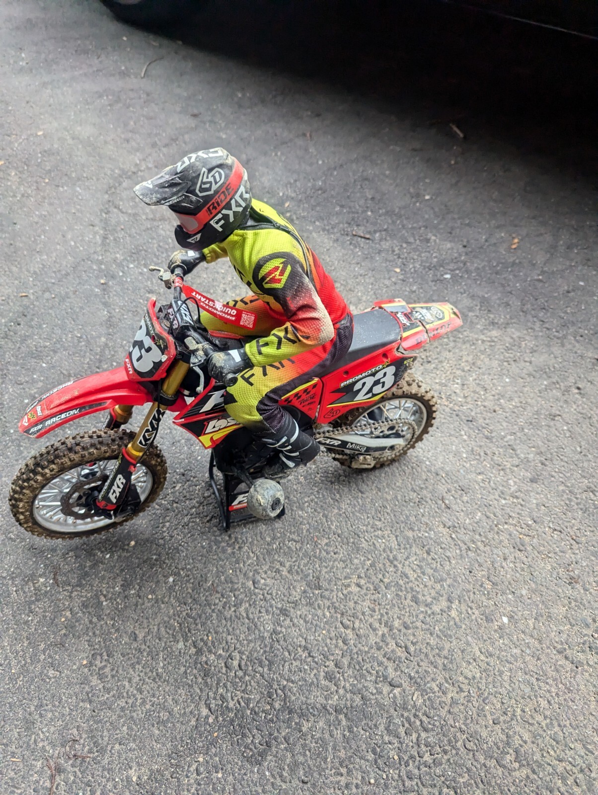 Losi Promoto MX FXR 1/4 Motorcycle - Red (LOS06000T1) RC Dirt bike ...