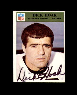 Dick Hoak Signed 1966 Philadelphia Pittsburgh Steelers Autographed | eBay