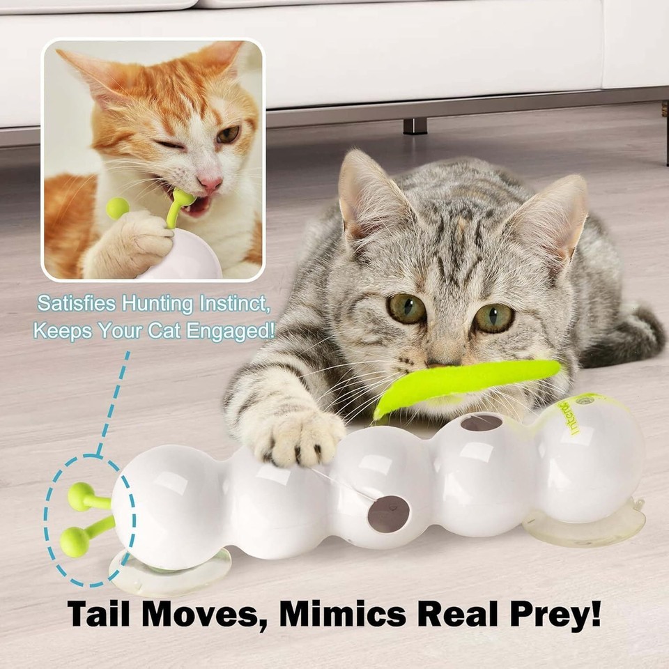 Caterpillar Smart Cat Toy – Interactive Caterpillar Cat Toy for Indoor ...