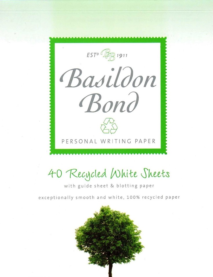 [ 3 PADS ] Basildon Bond Writing Pad Set 40 White Paper Sheets ...
