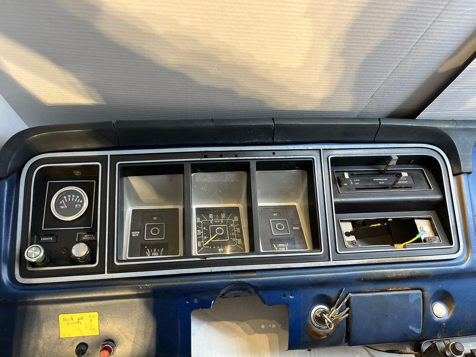 1973-1979 Ford Truck 1978-1979 Bronco Complete Dash Instrument Cluster ...