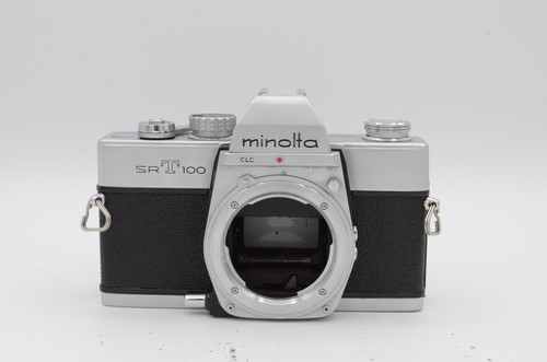 Minolta SRT 100 35mm Film SLR Chrome Camera Body (Body Only) | eBay