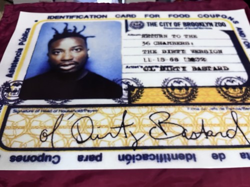 Ol Dirty Bastard ODB Wu Tang Clan Brooklyn Zoo ID Poster 36x24 Hip Hop ...