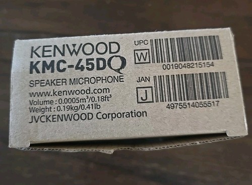 Kenwood Kmc-45D Speaker/Mic,Compact,Plastic NEW | eBay