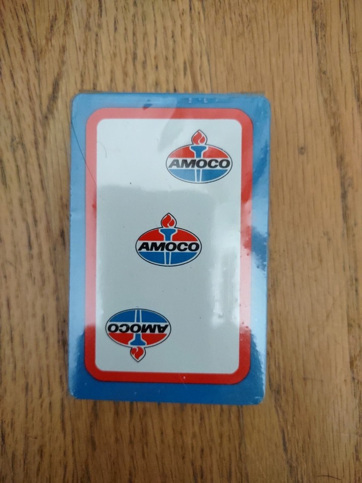 Vintage Amoco Playing Cards Brand New Extremely Rare | eBay