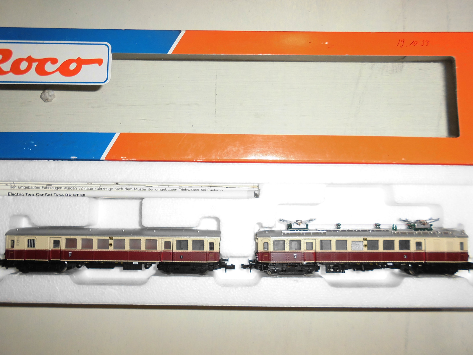 Roco N - 23001 Triebwagen Rot-Beige | eBay.de