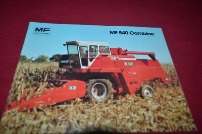 Massey Ferguson 540 Combine Brochure FCCA | eBay
