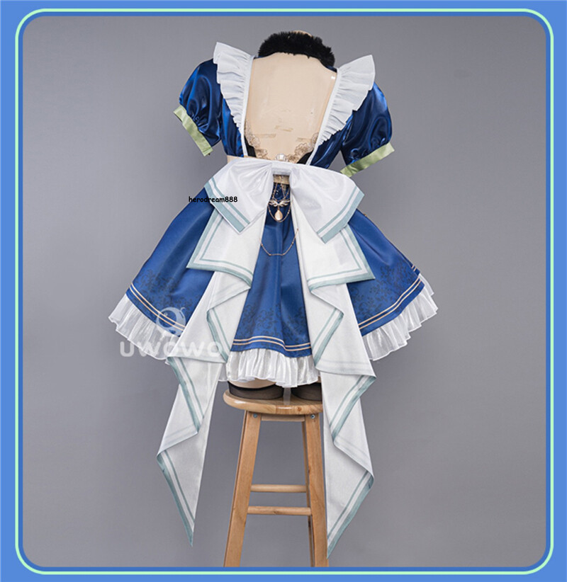 Genshin Impact Sucrose Cosplay Costume Maid Dress Women Girl Party ...