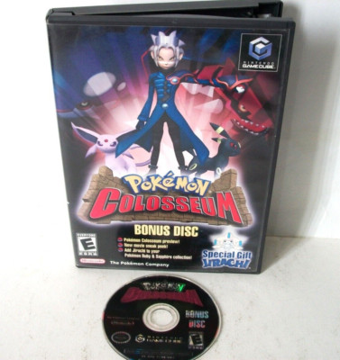 Pokemon Colosseum Bonus Disc Nintendo GameCube Disk Case Jirachi ...