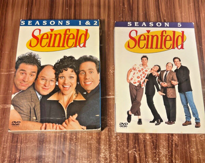 Seinfeld DVD Lot Season 1 2 5 Comedy TV Series Show Sitcom Box Set 90's ...