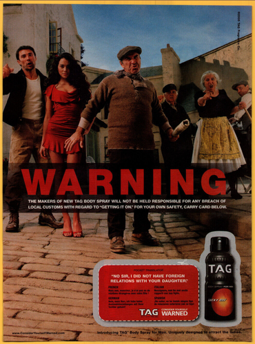 TAG Body Spray for Men Town Riot - Video Game Print Ad / Poster Promo ...